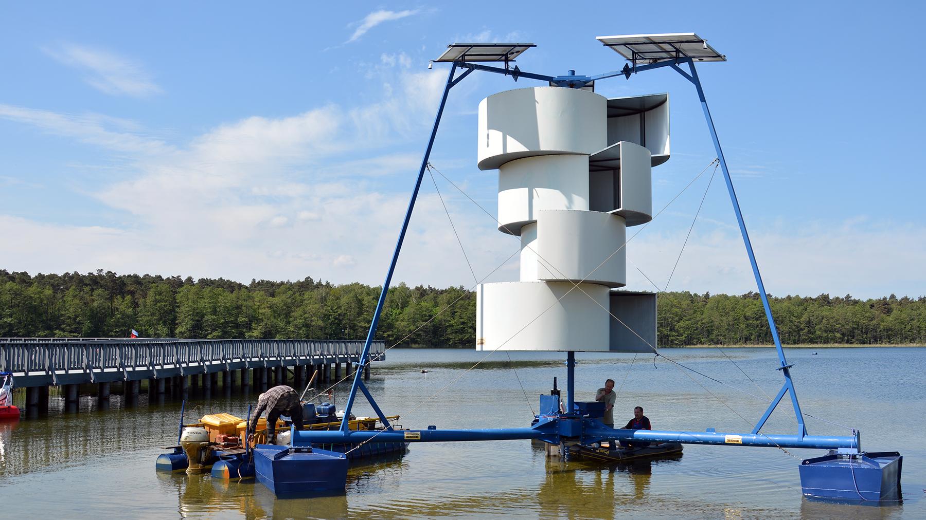 Aerator będzie napowietrzał jezioro Strzeszyńskie | wPoznaniu.pl